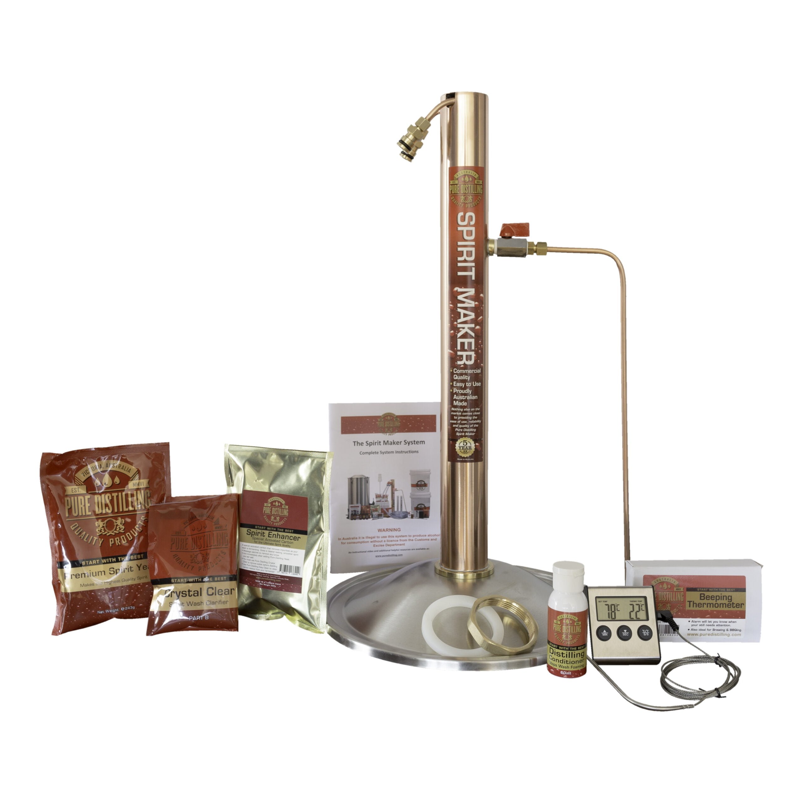 Buy Pure Distilling Spirit Maker Reflux Condenser - Craft in-home